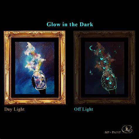 Sip And Paint Galaxy Bottle With Le Masterpiece DiineOut