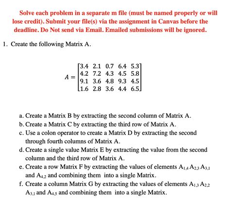 Solved Solve Each Problem In A Separate M File Must Be