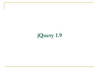 JQuery New Evolution PPT