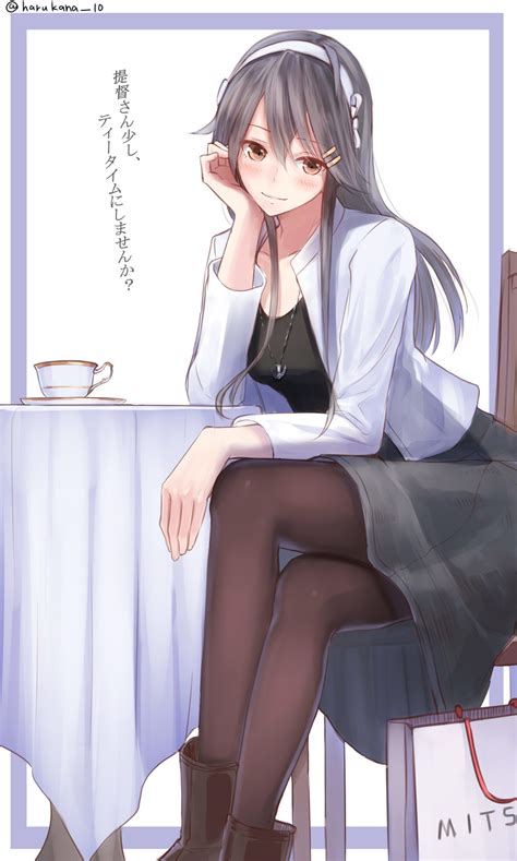 Haruna Kantai Collection Drawn By Harukanaharukana10 Danbooru