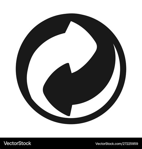 Reuse Recycle Icon Royalty Free Vector Image VectorStock