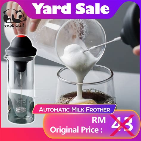 Yard Sale Milk Frother Electric Foamer Coffee Foam Maker Milk Shake