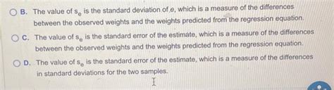 Solved Let The Predictor Variable X Represent Heights Of
