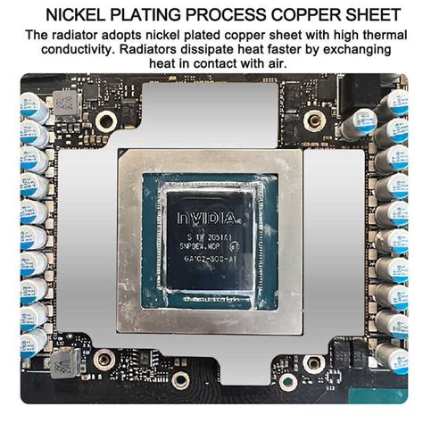 Ram Power Train Nickel Plated Copper Heatsink Graphics Card Memory