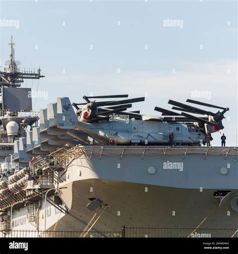 Wasp Class Amphibious Assault Ship Of The United States Navy Uss