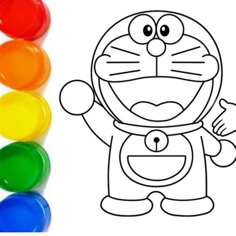 Jual Gambar Sketsa Mewarnai ~ Doraemon Seketsa Lukis Drawing Sketch