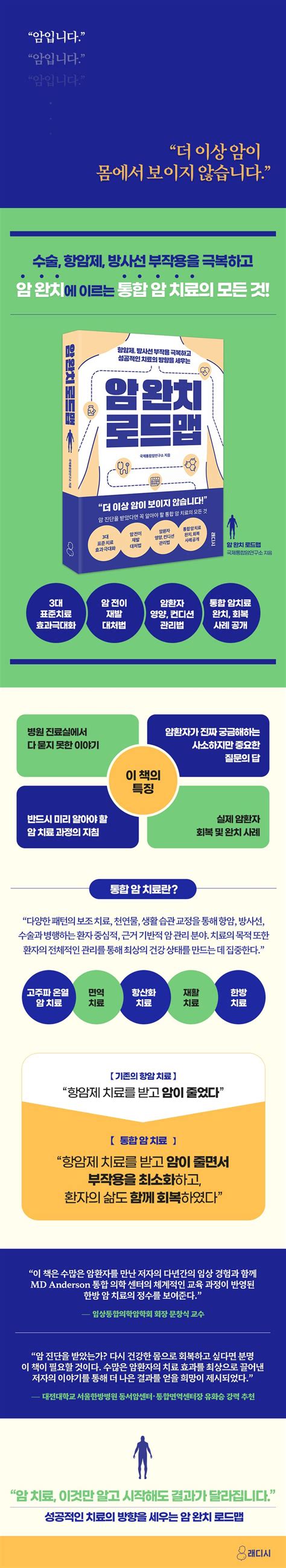 암 완치 로드맵 국제통합암연구소 교보문고