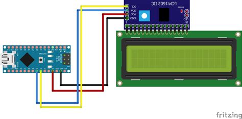 Lcd Module Connection To Arduino Board With And Without An I2c Module