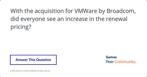 With The Acquisition For Vmware By Broadcom Did Everyone See An Increase In The Renewal Pricing