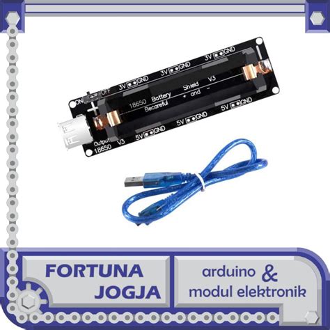 Battery Shield V3 Module 18650 Raspberry Wemos Nodemcu Power Supply
