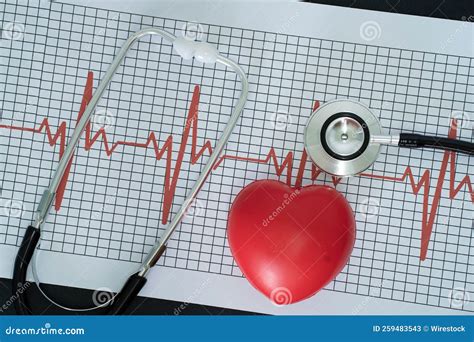 Layout Of Medical Symbol Of Cardiac Arrest Stock Image Image Of