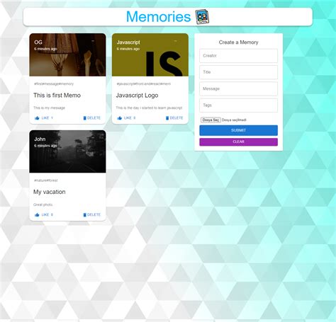 GitHub Ozng Memories MERN Stack