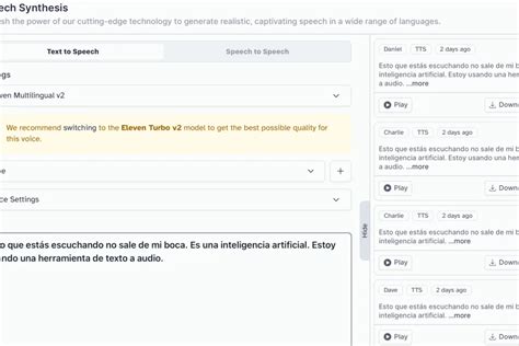 Trucos Para Elevenlabs La Ia De Texto A Audio Verbaliza