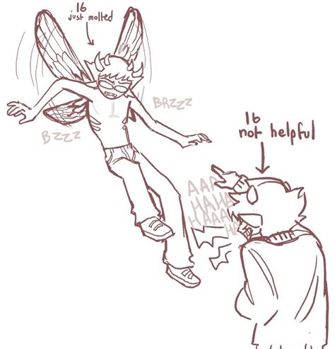 Wing Hc Sollux Gets Them At 16 And He Can Fly With Them But He Prefers