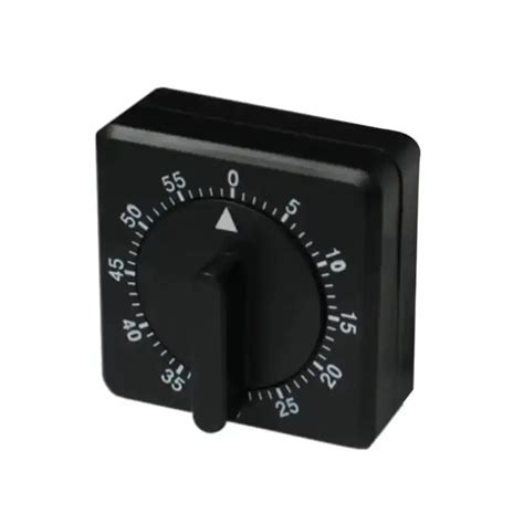 Buy Vital Square Analogue Timer Black International Salon Supplies
