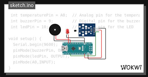 Temperature Sensors Wokwi ESP32 STM32 Arduino Simulator