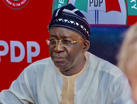 Finally Suspended Pdp Chairman Iyorchia Ayu Steps Down