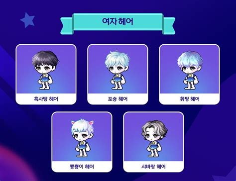 메이플스토리 코디 체인지 로얄 헤어and성형 정보메이플 코디