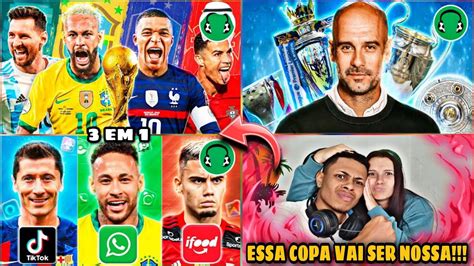 REACT 3 EM 1 A COPA TÁ CHEGANDO E SE OS JOGADORES FOSSEM APPS