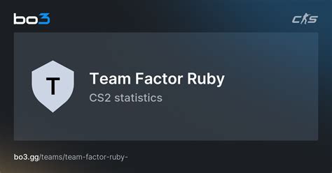 Team Factor Ruby Cs2 Team Statistics And Roster