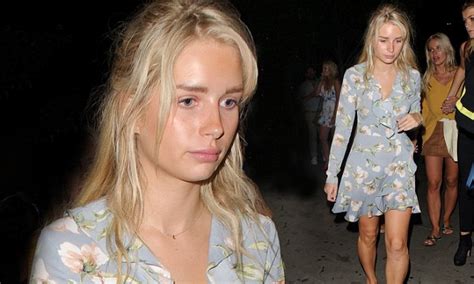 Lottie Moss Appears All Partied Out On Wild Night Out Daily Mail Online