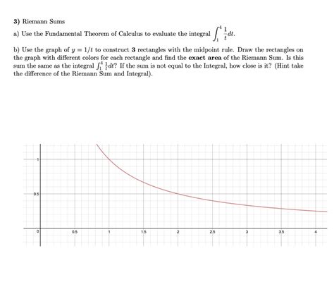 Solved 3 Riemann Sums A Use The Fundamental Theorem Of