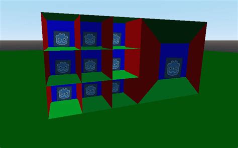 Using A Viewport Texture For A Fake Interior Shader Godot