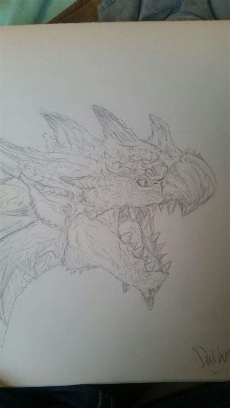 Rathalos Drawing Monster Hunter Amino
