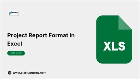 Project Report Format In Excel Startup Guruz