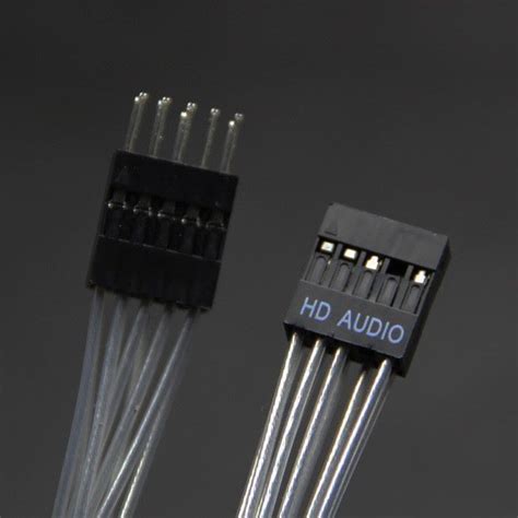 Premium Ac97 Hd Audio 10 Pin Internal Header Extension Cable 50cm Moddiy