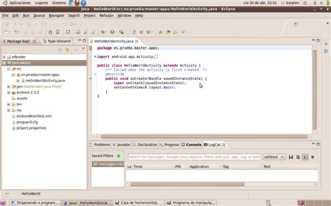 Helloworld En Android Freeworld