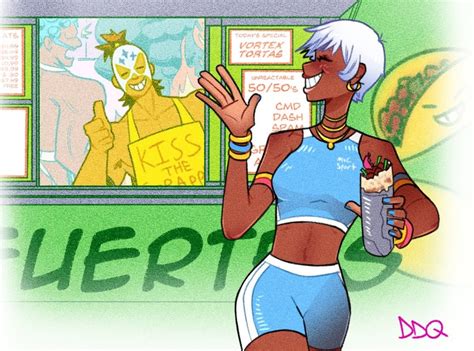 Elena Hakan And El Fuerte Street Fighter Drawn By Demidevilqueen