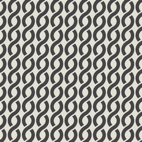 Premium Vector Twisted Intertwining Lines Monochrome Seamless Pattern