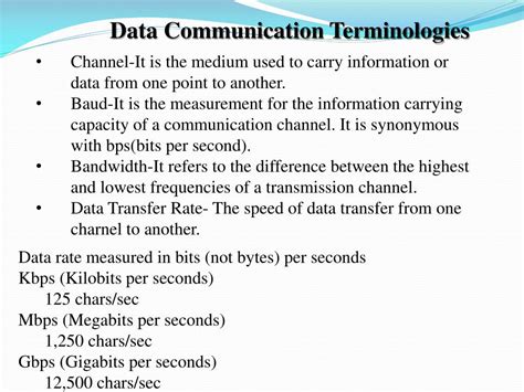 Ppt Topics Covered Introduction To Networks Data Communication Terminologies Transmission
