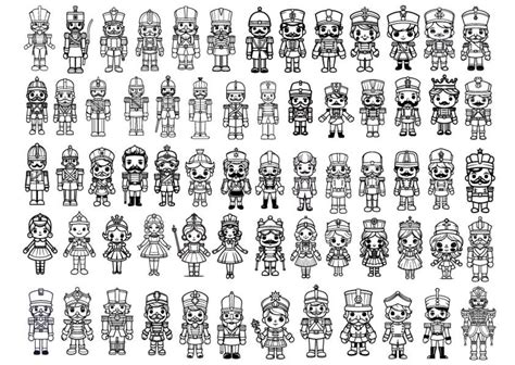 Nutcracker Svg Cartoon Nutcracker Svg Christmas Nutcrackers