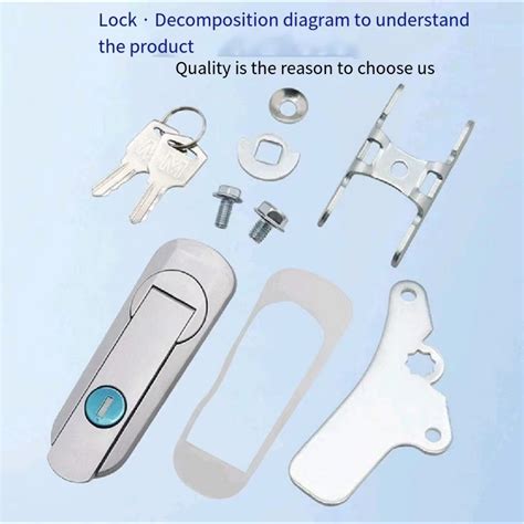 Có sẵn Hộp phân phối hộp sợi quang Khóa tay nắm cửa tủ điện Khóa cửa tủ cơ AB mới có gia