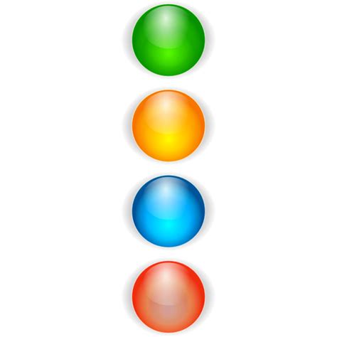 Colored Bullets Vector Image Free Svg