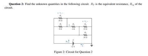 Solved Question Find The Unknown Quantities In The Chegg