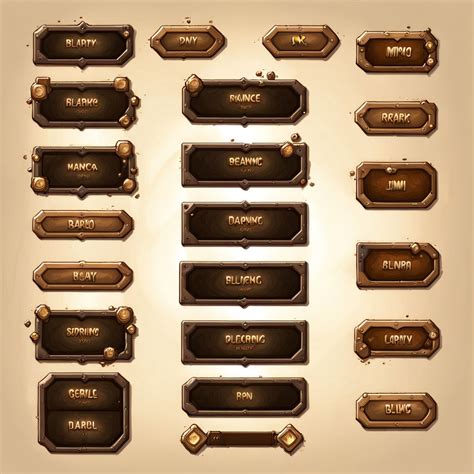 mmo game interface for mobile buttons by alexey panfilkin playground