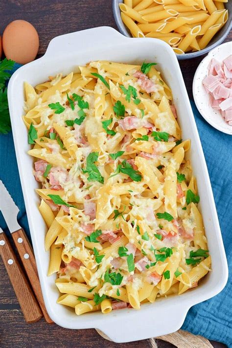 Nudel Schinken Gratin Fix Ohne Fix Rezept
