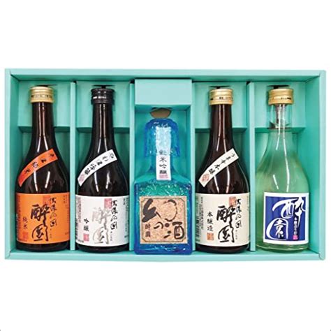 酔園 飲み比べ 5酒セット 日本酒 飲み比べ ギフト お中元 宅飲み プレゼント 長野県 安曇野｜カウナラ