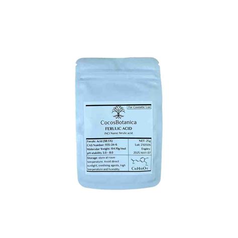 Ferulic Acid Cocosbotanica By Dayyan James