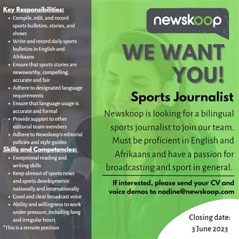 Newskoop Pty Ltd On Linkedin Journalism Sportsjournalism Career
