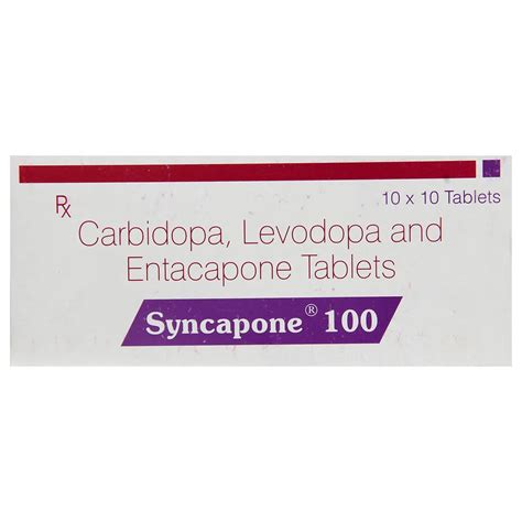 Syncapone 100 Tablet View Usage Side Effects Price And Subtitute
