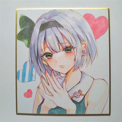 【東方project】魂魄妖夢 手描きイラスト Lyricism Shop Booth