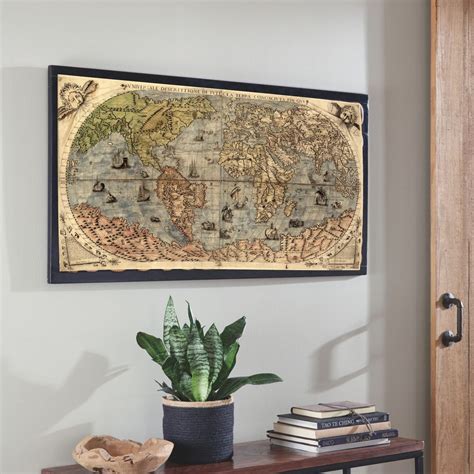 World Map Vintage School Map World Atlas Printable Art Map