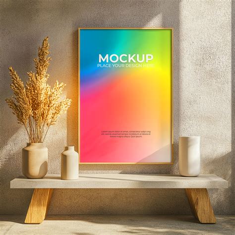 Versatile Floating Frame For Posters And Illustrations 59010918 Psd