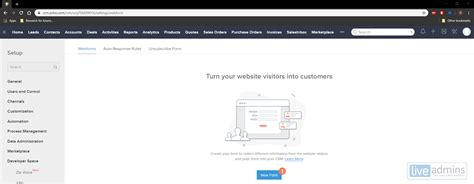 Zoho Crm Liveadmins Live Chat Integration Guide Liveadmins
