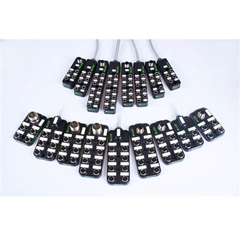 M12 5cores Sensor Junction Box 6 Ports 8 Ports 12 Ports Proximity