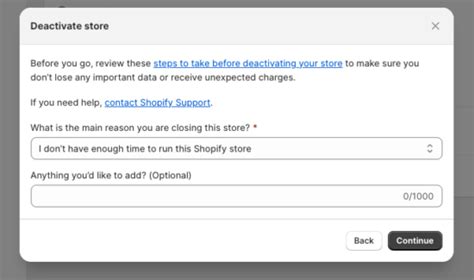 How To Pause Or Close A Shopify Store EStoreKings